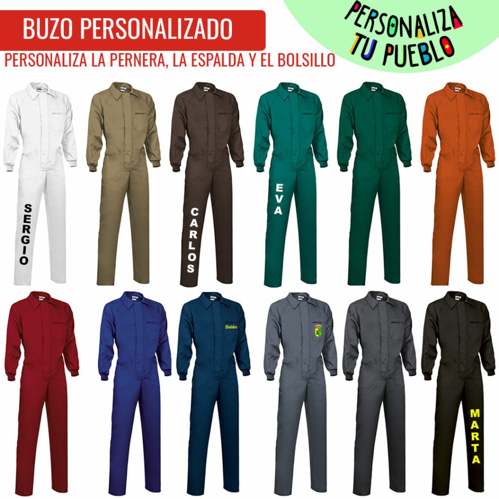 Buzo para fiestas Personalizado - Personaliza tu pueblo!
